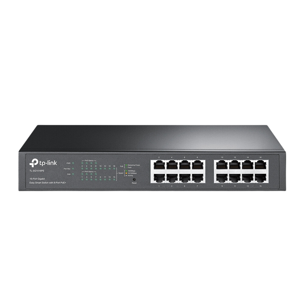 Easy Smart Switch 16 cổng Gigabit TP-Link TL-SG1016PE - Trường Thịnh ...